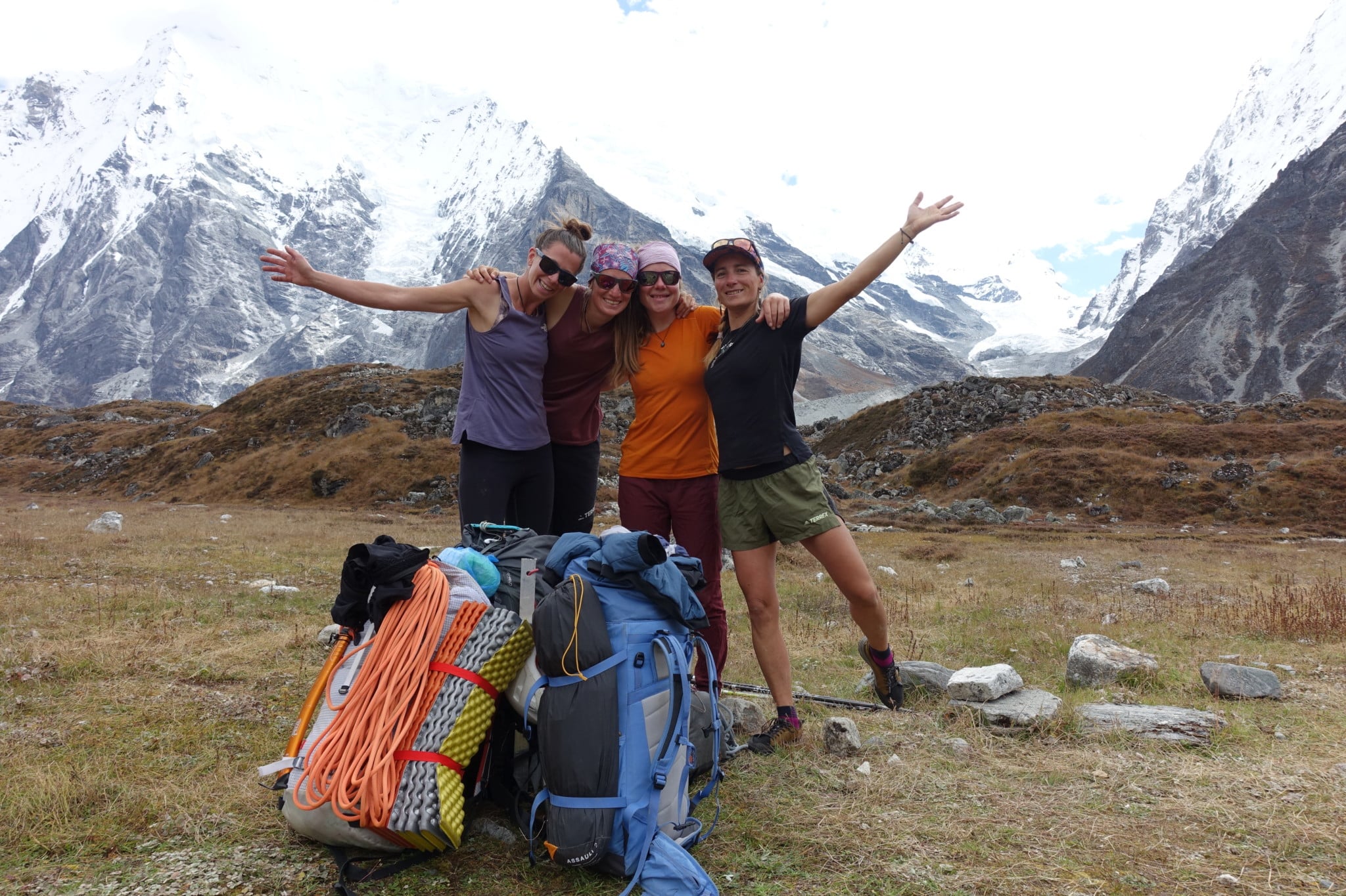 Une expédition sans sommet pour Lise Billon, Maud Vanpoulle, Babsi Vigl ...