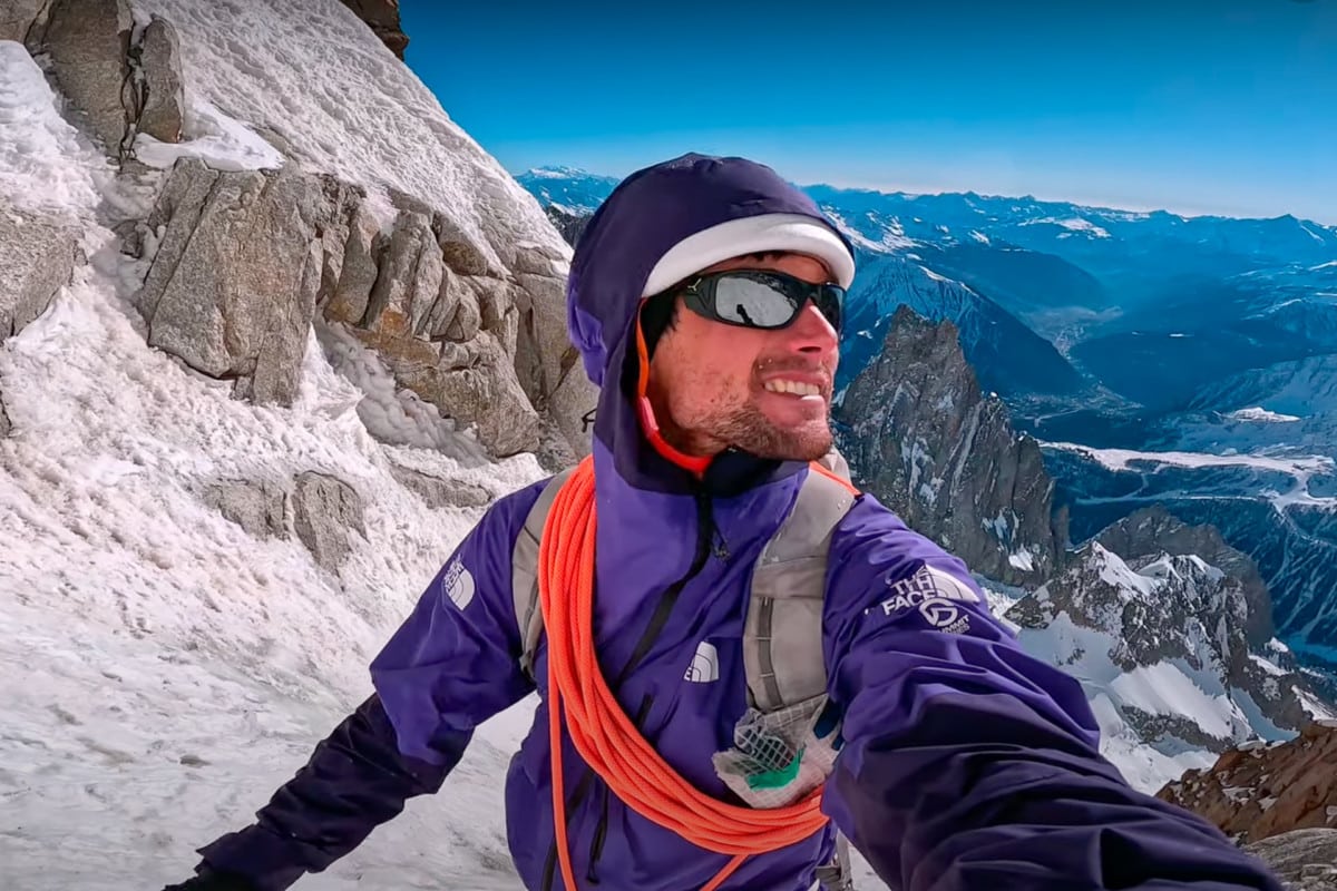 Combo Alpinisme Parapente au mont Blanc pour Benjamin Védrines et ...