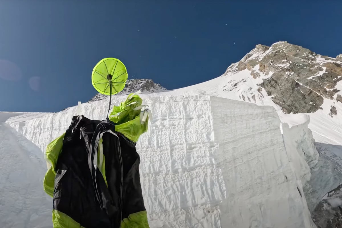 L’Aiguille Blanche de Peuterey en ski BASE – Alpine Mag