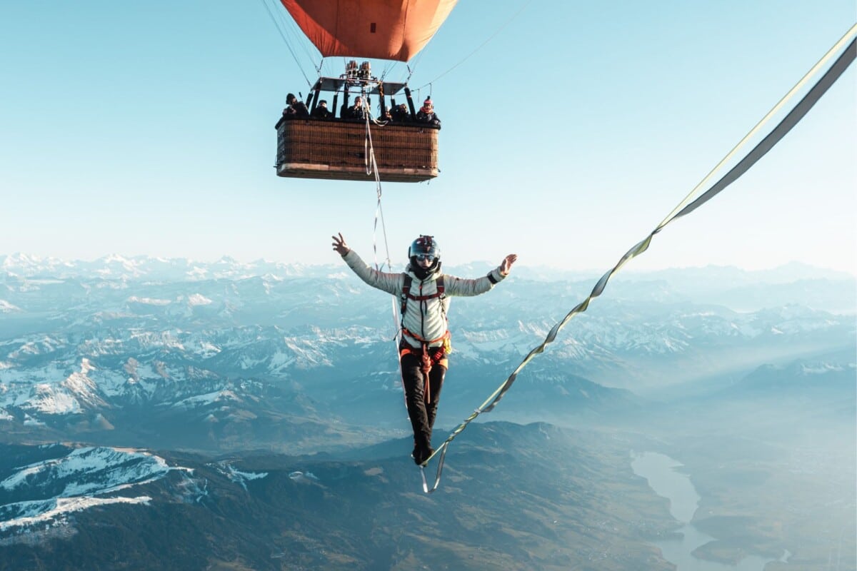 Record du monde de highline : Julien Roux entend « réaliser ses rêves ...