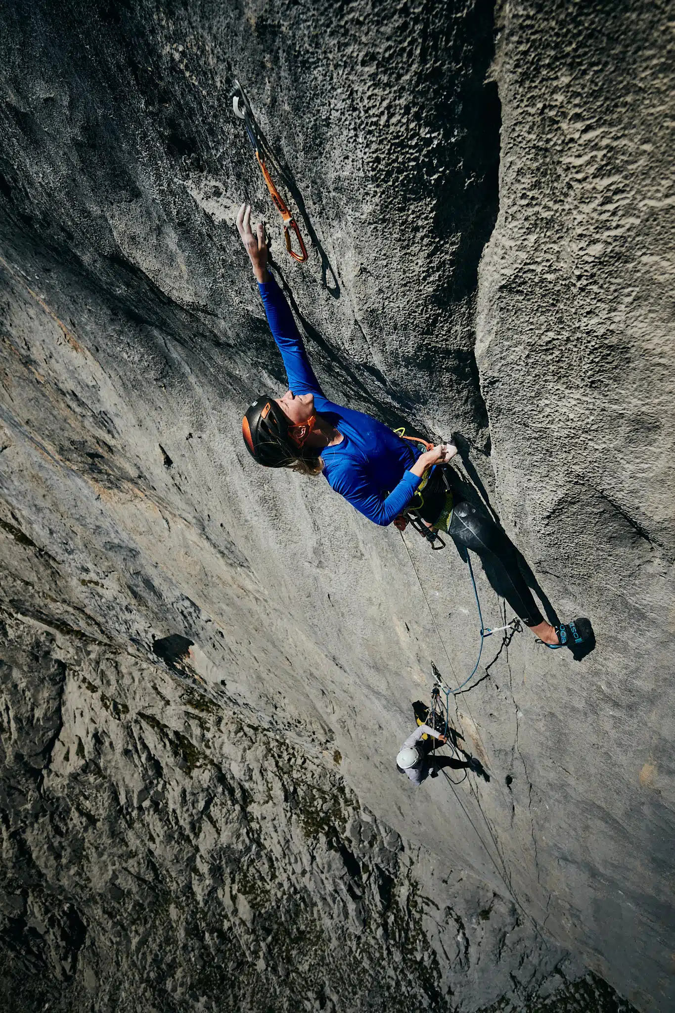 Lara Neumeier réussit Silbergeier, la voie de référence du Rätikon ...