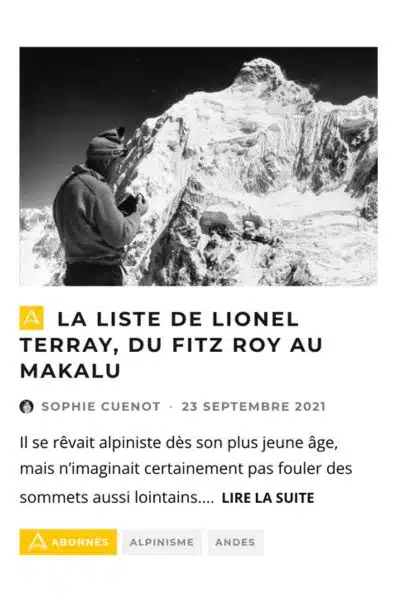 Lionel Terray (1921-1965), soixante ans après – Alpine Mag